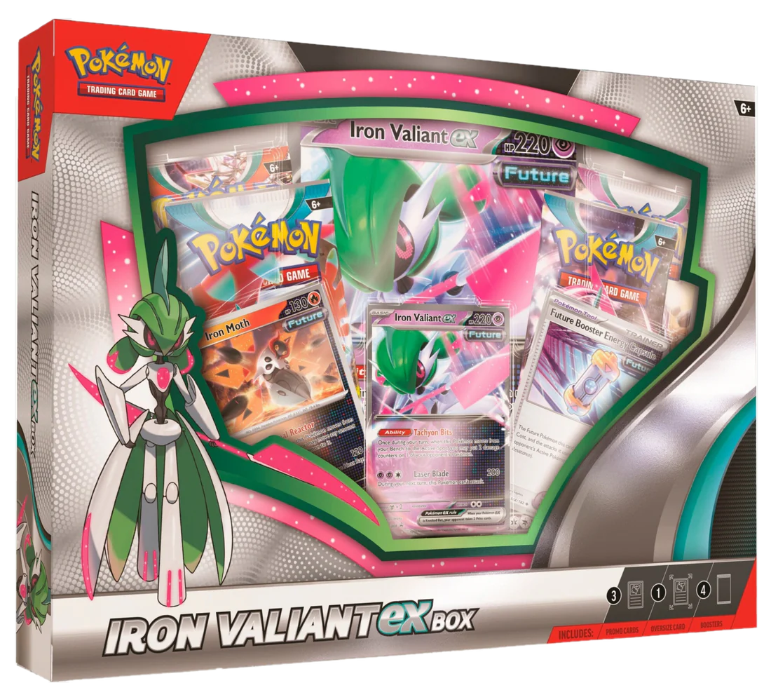 Pokémon TCG: Iron Valiant ex Box - Mercadia